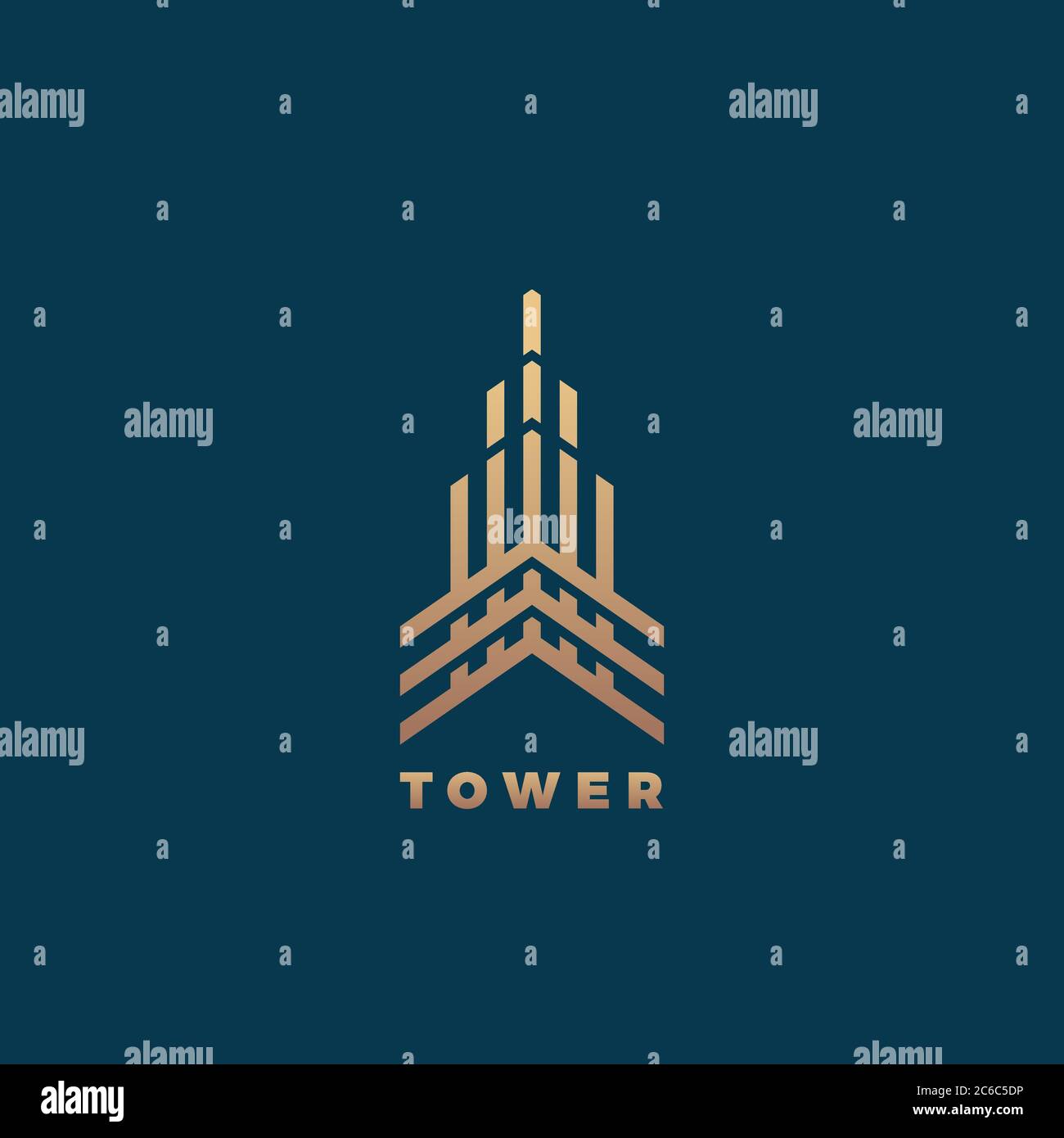 Residential tower design Stock Vector Images - Alamy