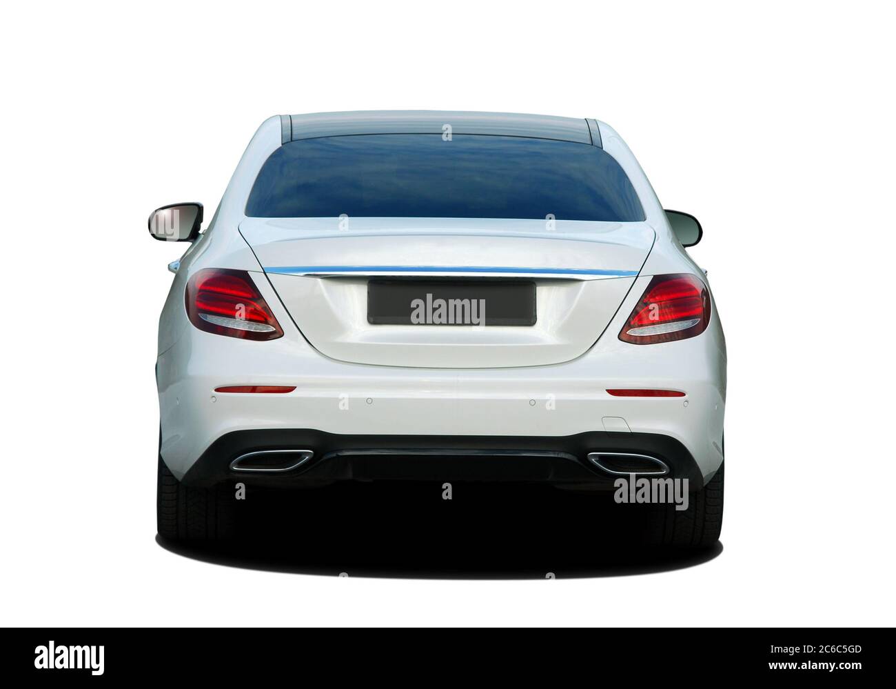 Passenger car back view Stock Photo - Alamy