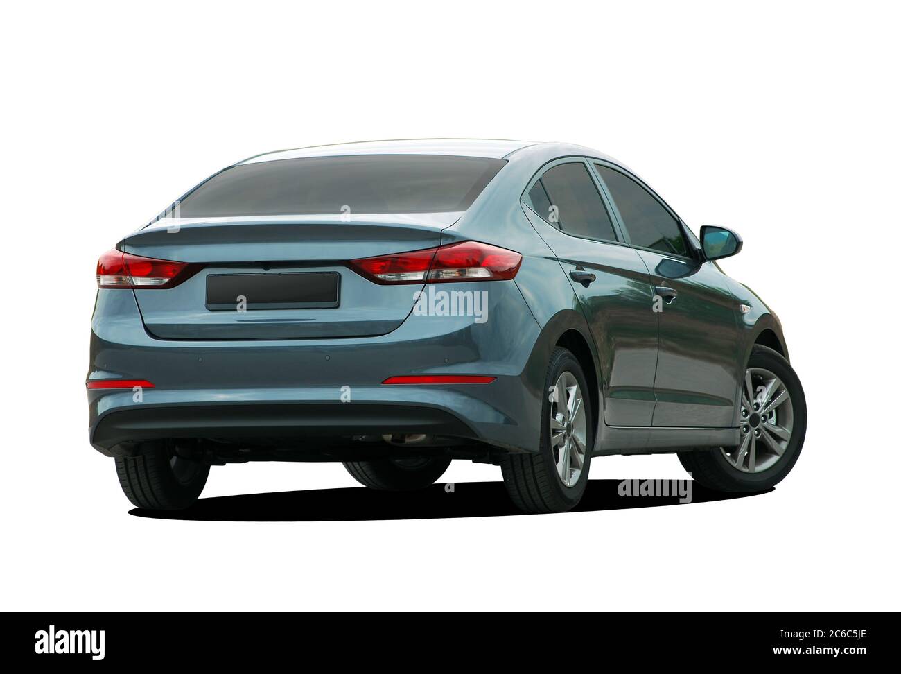 Passenger car back view Stock Photo - Alamy