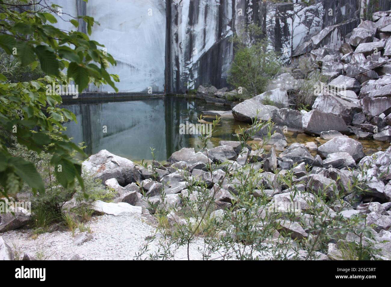 Marble quarry inside mountain hi-res stock photography and images - Alamy