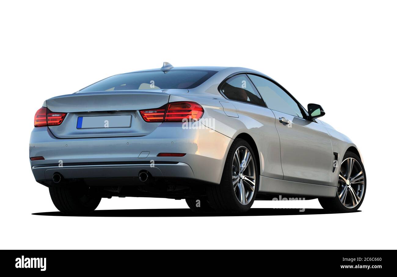 Passenger car back view Stock Photo - Alamy