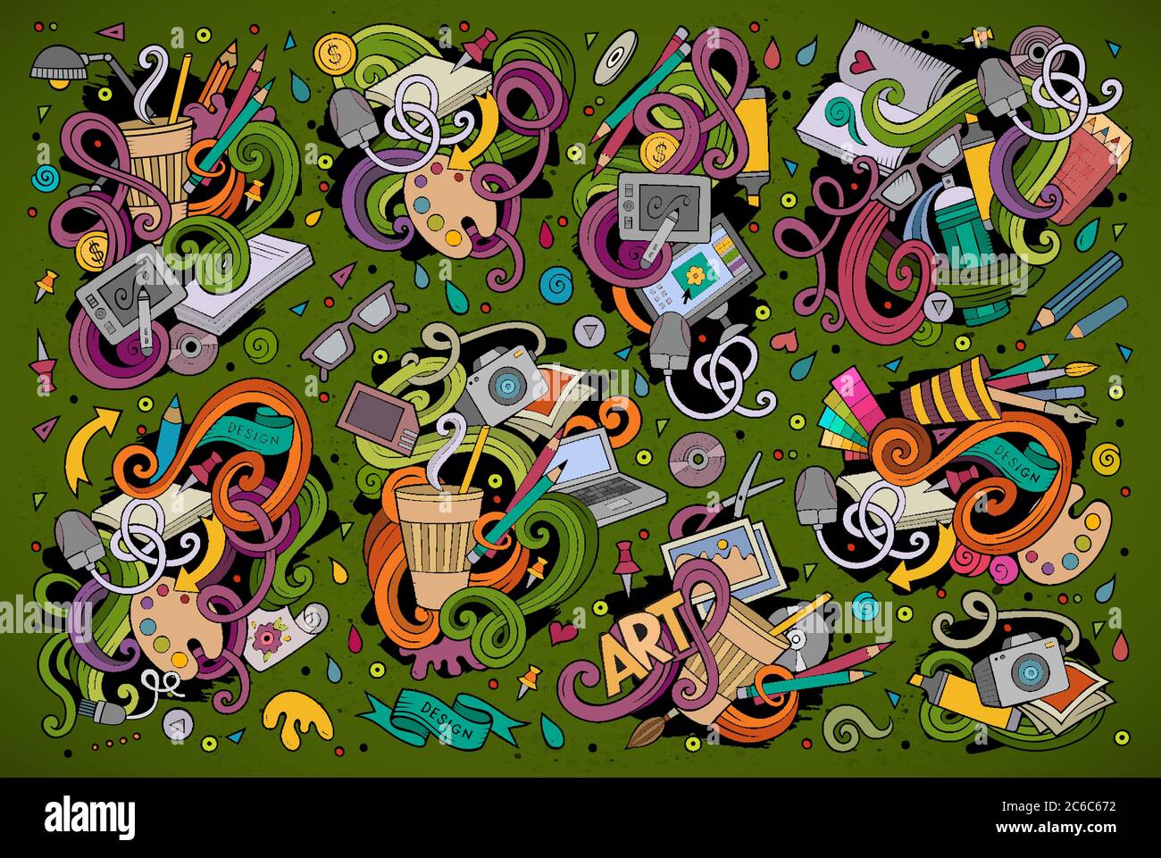 Vector set of design theme items Stock Vector Image & Art - Alamy