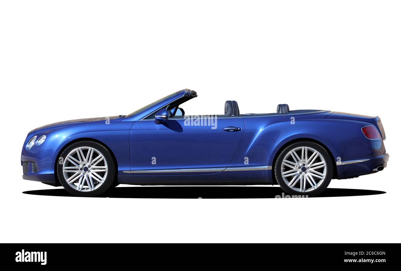 Modern convertible car on Cut Out Stock Images & Pictures - Alamy