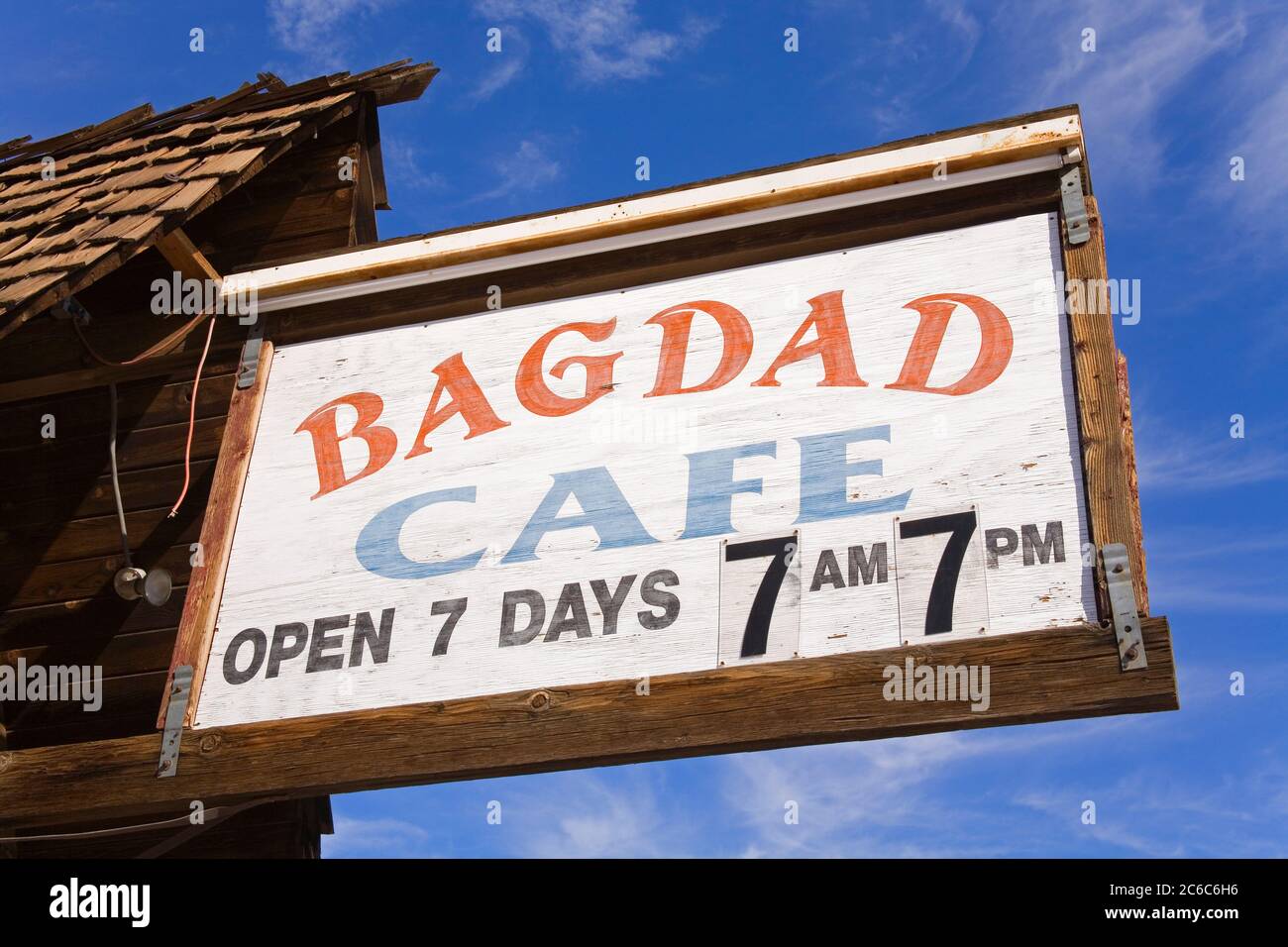 Bagdad Cafe, Route 66, Newberry Springs, California, USA Stock Photo ...