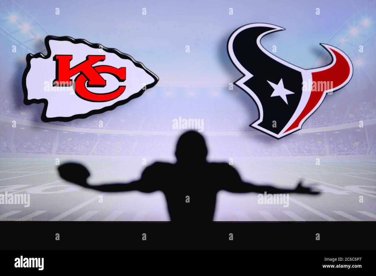 Kansas City Chiefs vs. Houston Texans. NFL Game. American Football ...