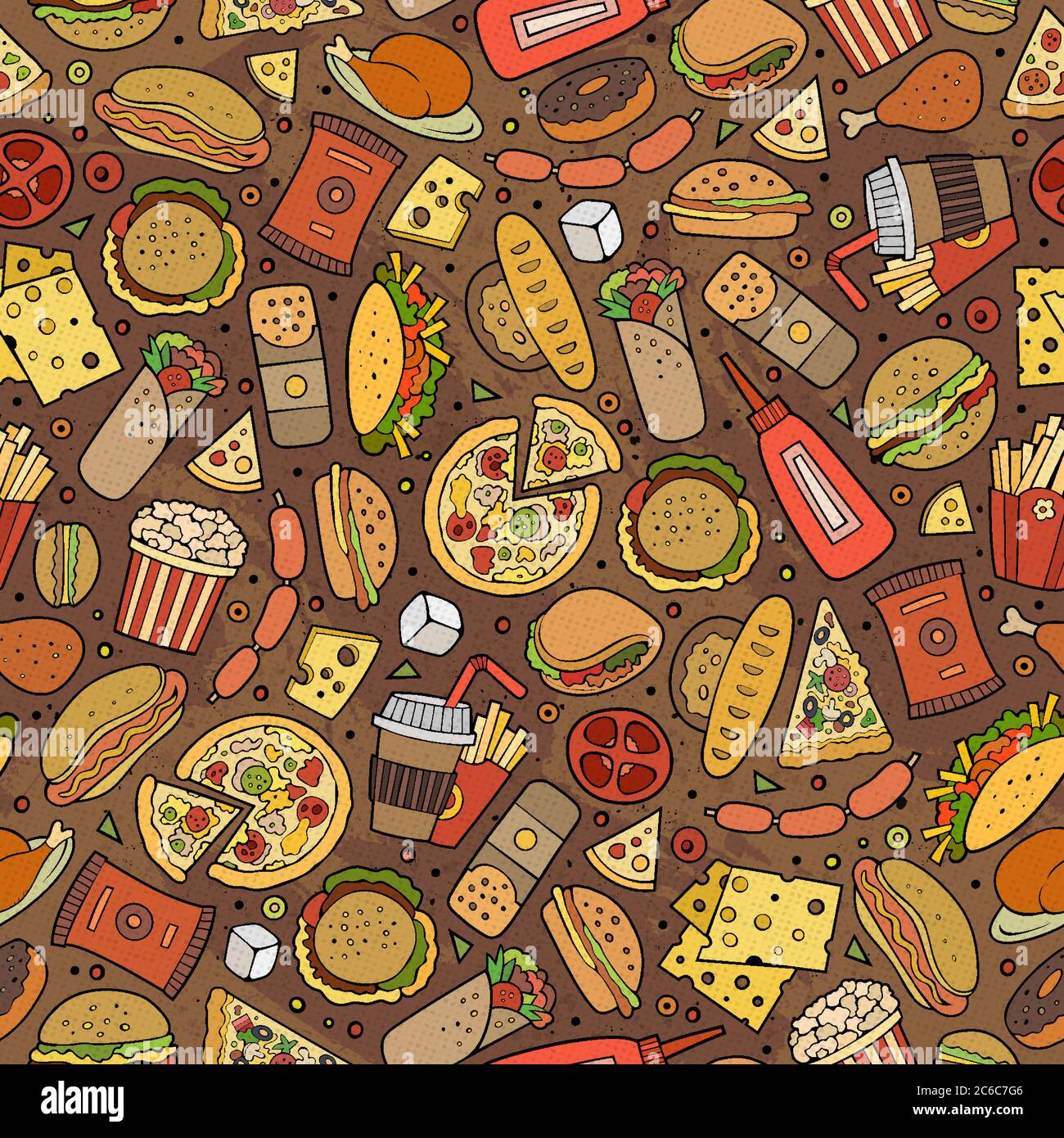 Cute Cartoon Food Backgrounds