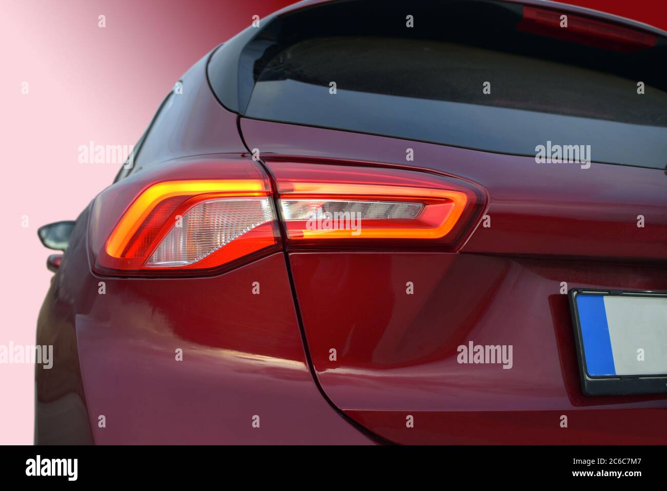 Rear car light Stock Photo - Alamy