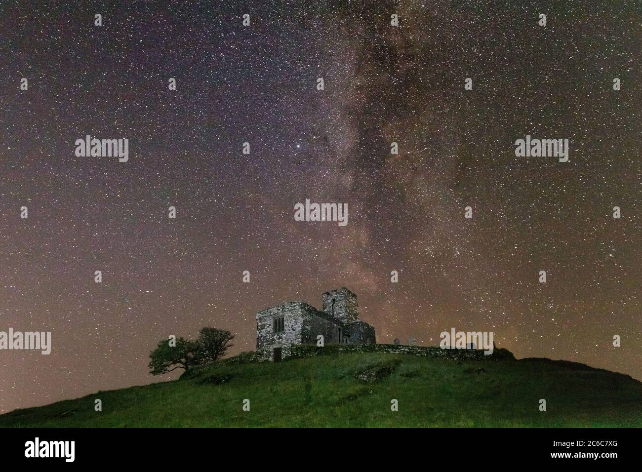Brent Tor church, Dartmoor, Devon, uk Stock Photo - Alamy