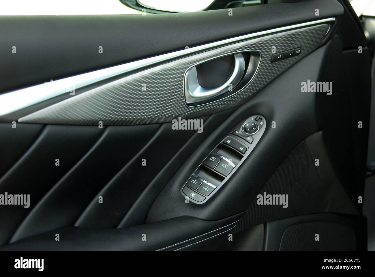 side mirror switch control, window control, central locking and car ...