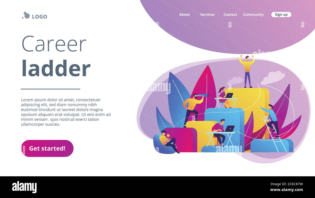 Corporate hierarchy Stock Vector Images - Alamy