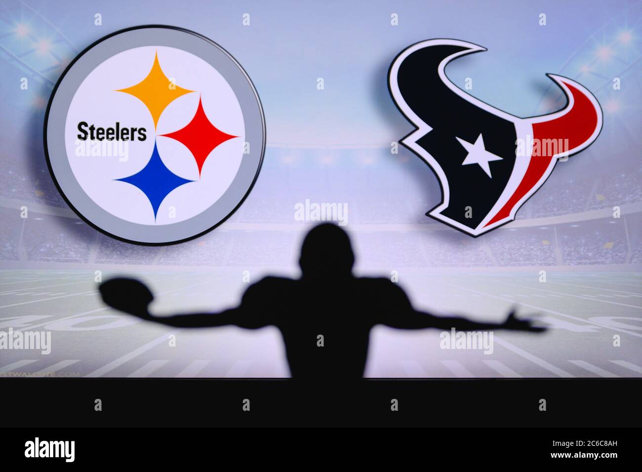 Pittsburgh Steelers vs. Houston Texans. NFL Game. American Football ...