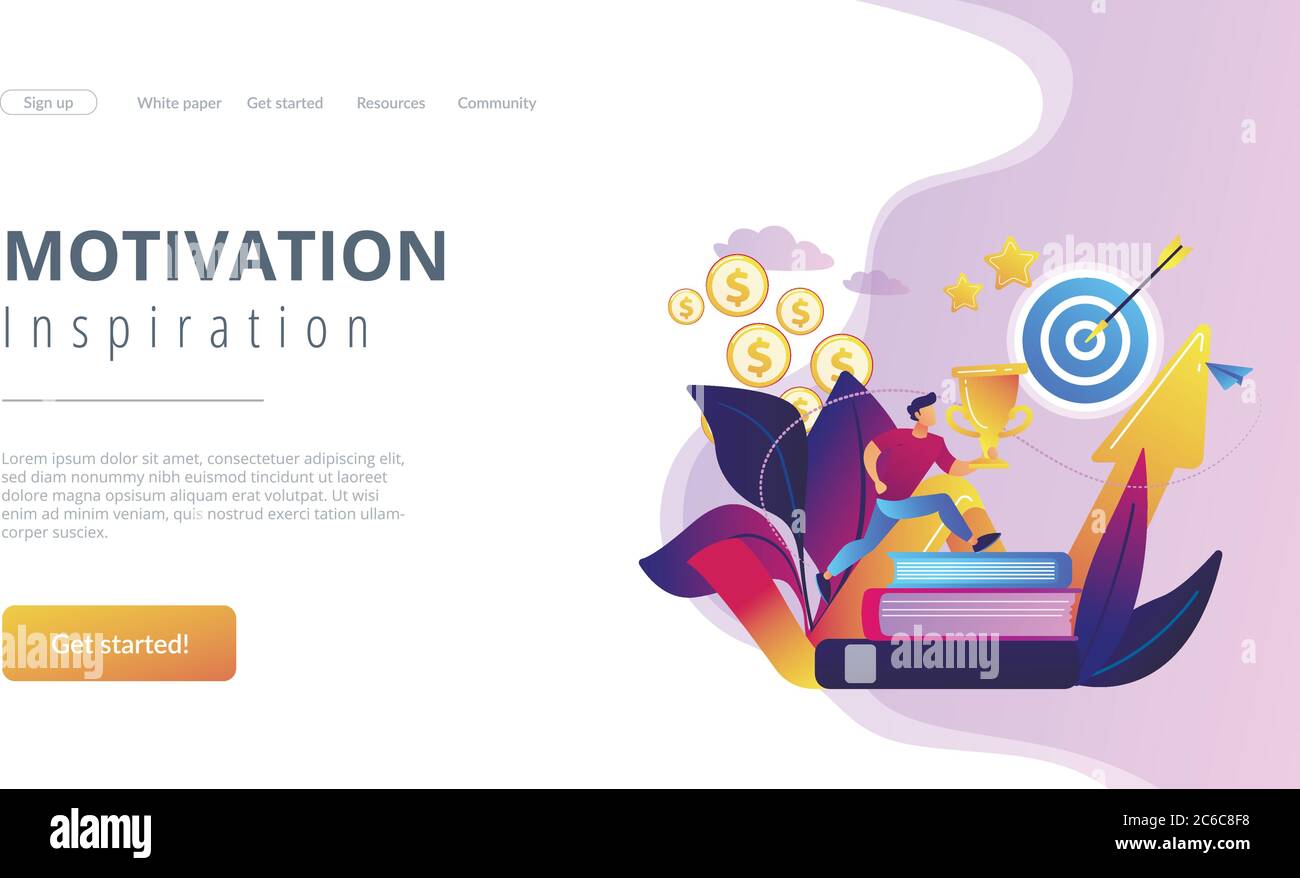 Motivation encouragement Stock Vector Images - Alamy