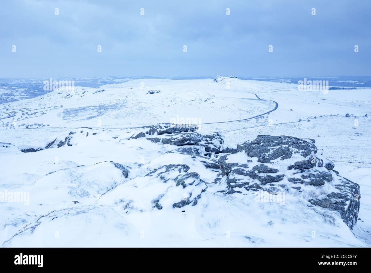 Rippon tor winter hi-res stock photography and images - Alamy