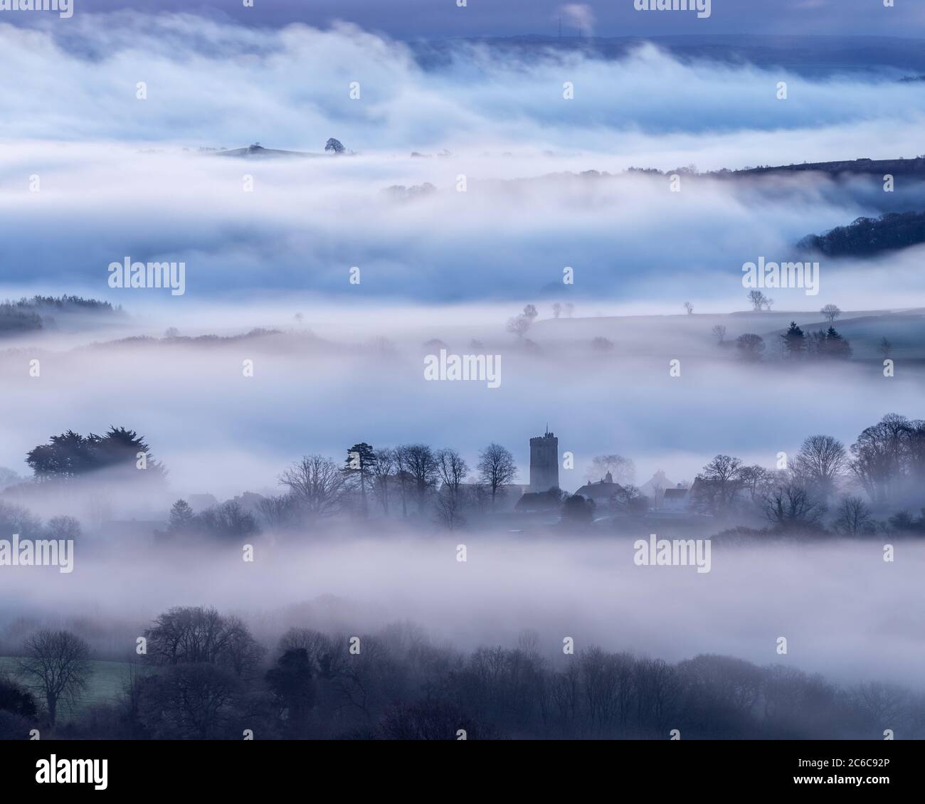 Ilsington, church, Dartmoor, Devon, uk Stock Photo - Alamy