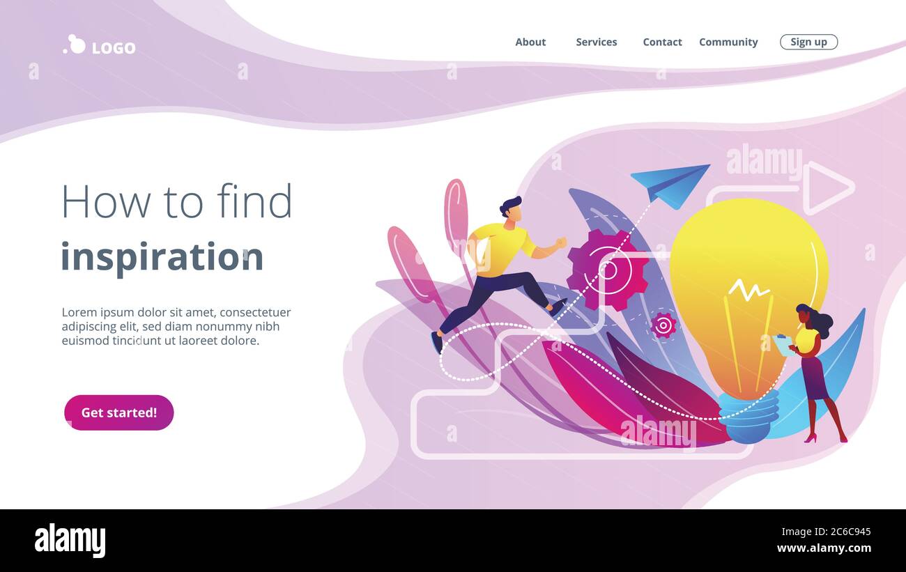 Find your inspiration Stock Vector Images - Alamy