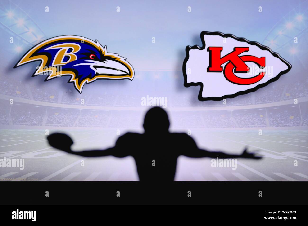 Nfl chiefs ravens hi-res stock photography and images - Alamy