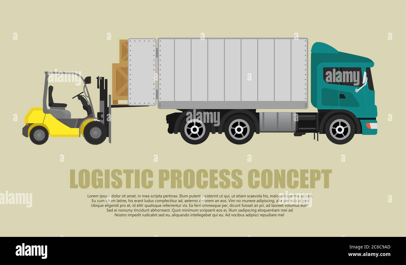 Lifting loading Stock Vector Images - Alamy