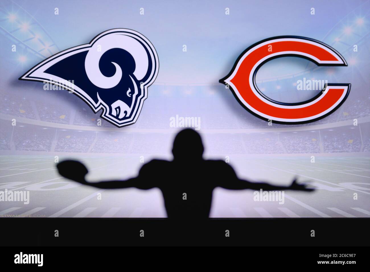 Los angeles rams touchdown hi-res stock photography and images - Alamy