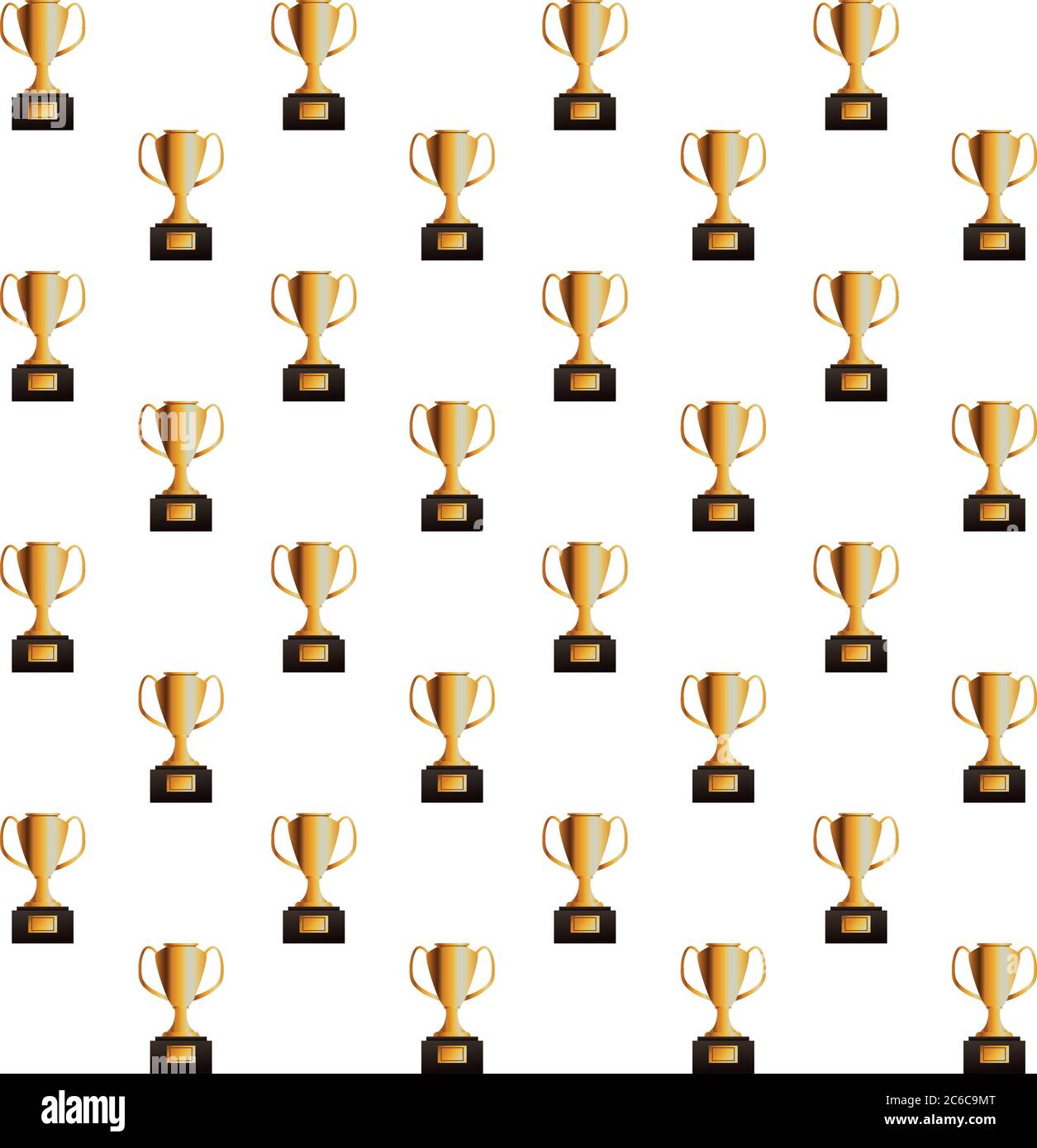 The three golden cups Stock Vector Images - Alamy