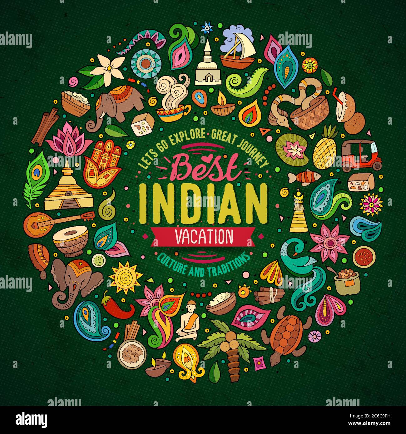 Indian coconut palm tree Stock Vector Images - Alamy