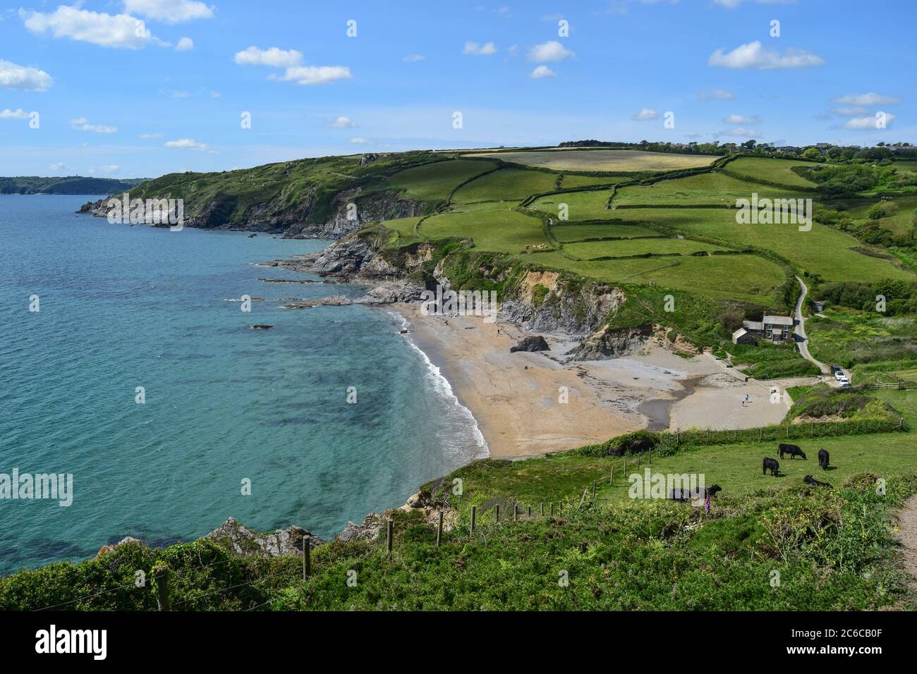 Hemmick Beach/Dodman 160520 Stock Photo - Alamy