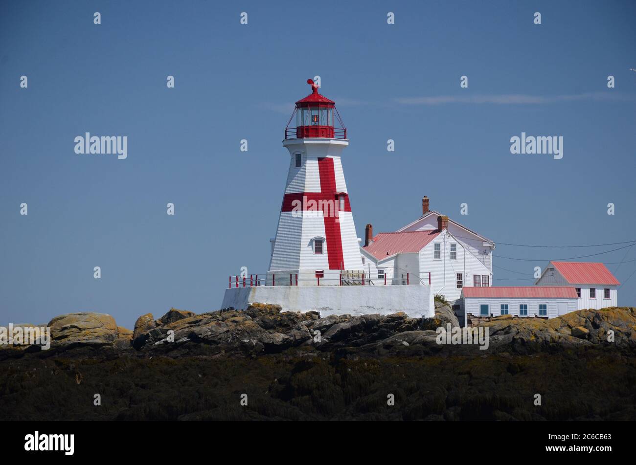 Head Harbour Lighthouse, Campobello Island Stock Photo - Alamy