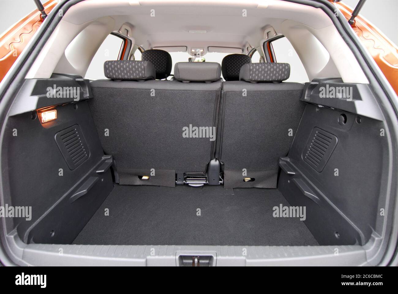 a trunk in a passenger car Stock Photo - Alamy