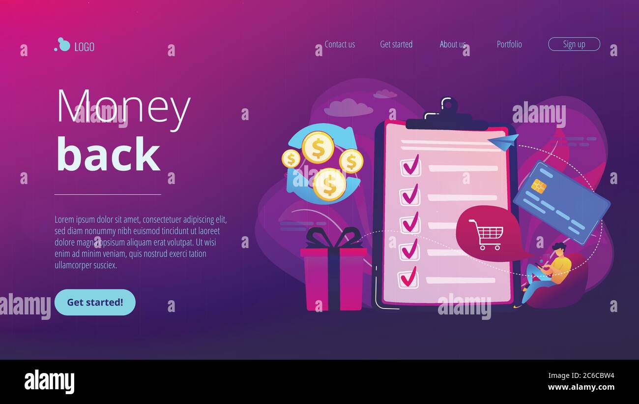 Cash back shop online Stock Vector Images - Alamy