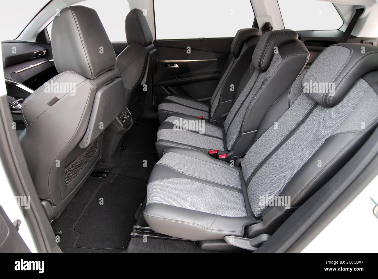 independent rear seats in a luxury passenger van Stock Photo - Alamy