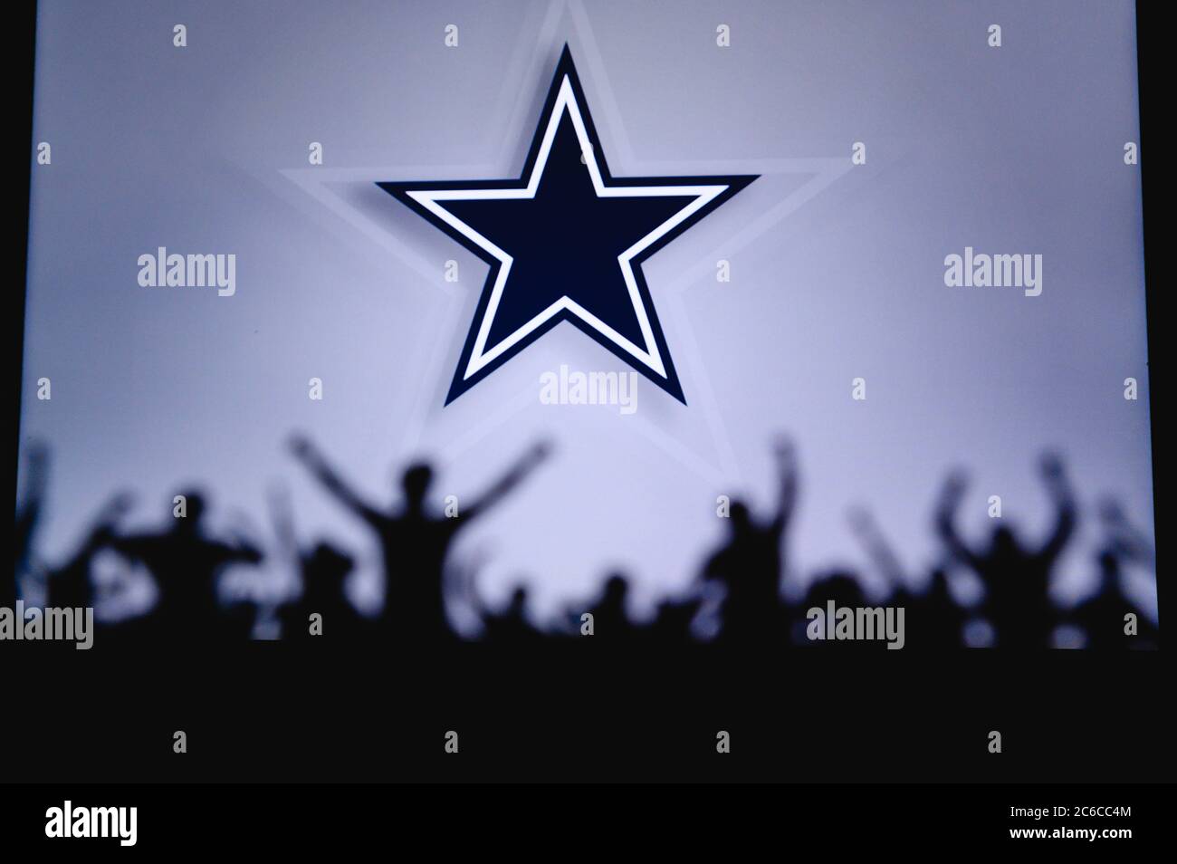 Texas stadium fan hi-res stock photography and images - Alamy