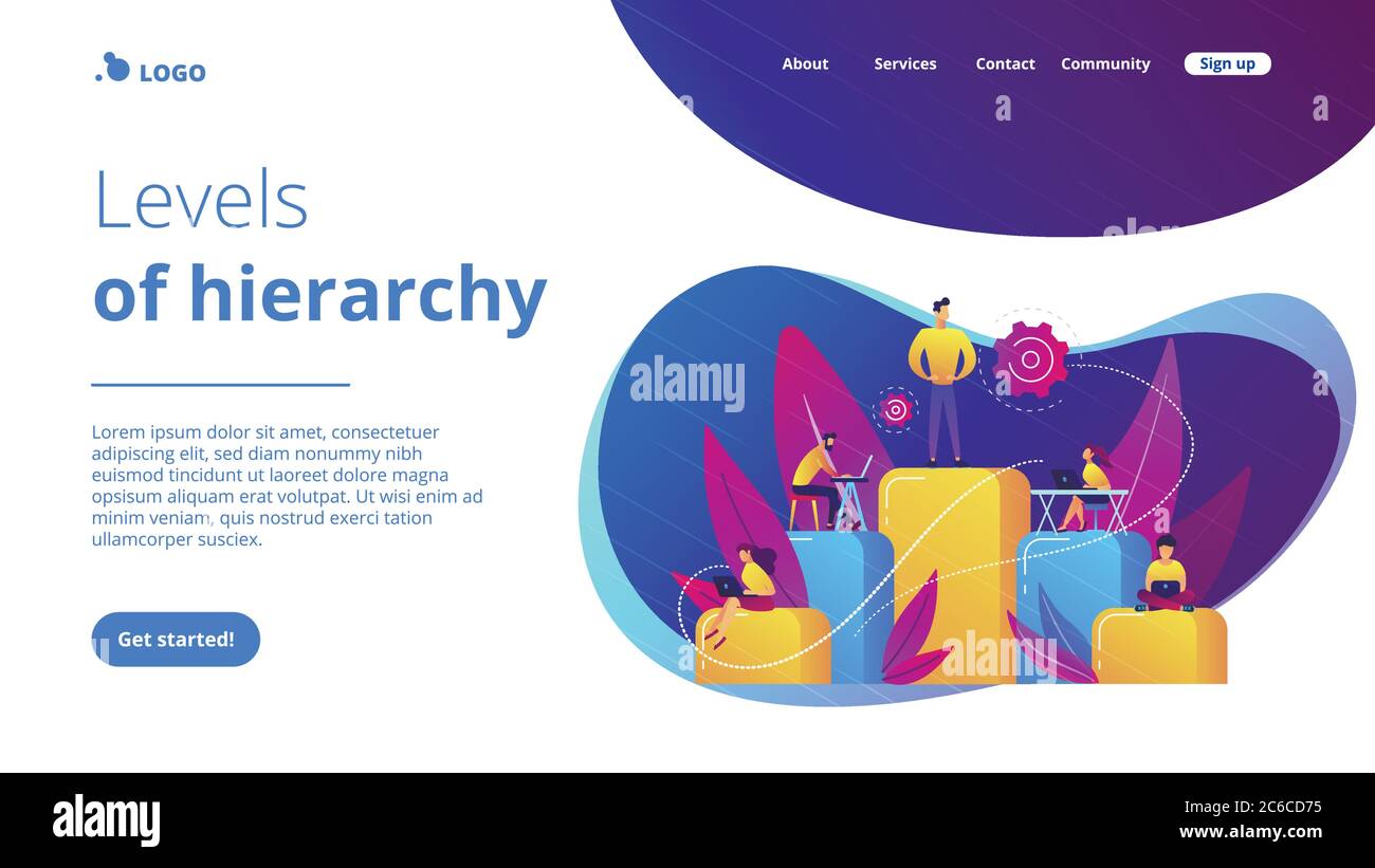 Hierarchical organization hi-res stock photography and images - Alamy