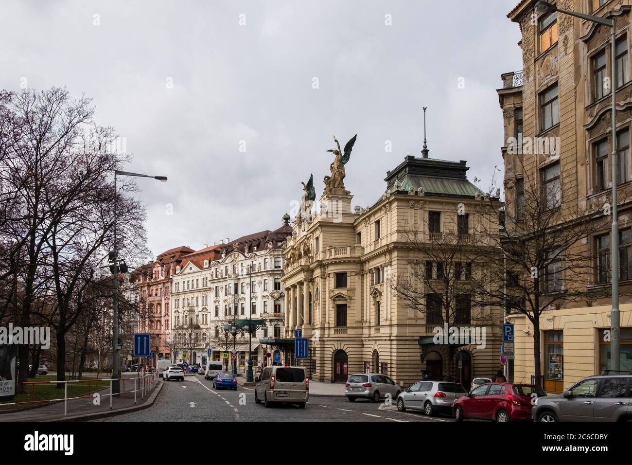 Street scene in Prague, Czech Republic Stock Photo - Alamy