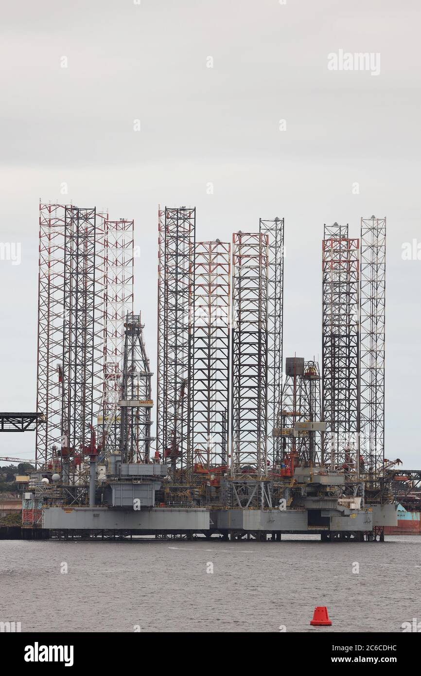 North Sea Rigs High Resolution Stock Photography and Images - Alamy
