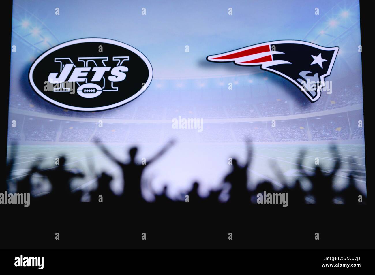 New york jets stadium crowd hi-res stock photography and images - Alamy