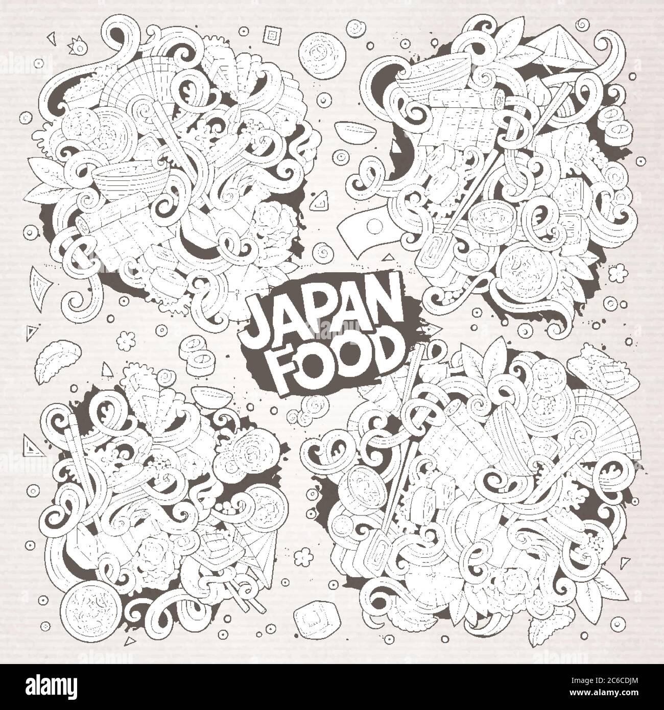 Rice wasabi icon outline Stock Vector Images - Alamy