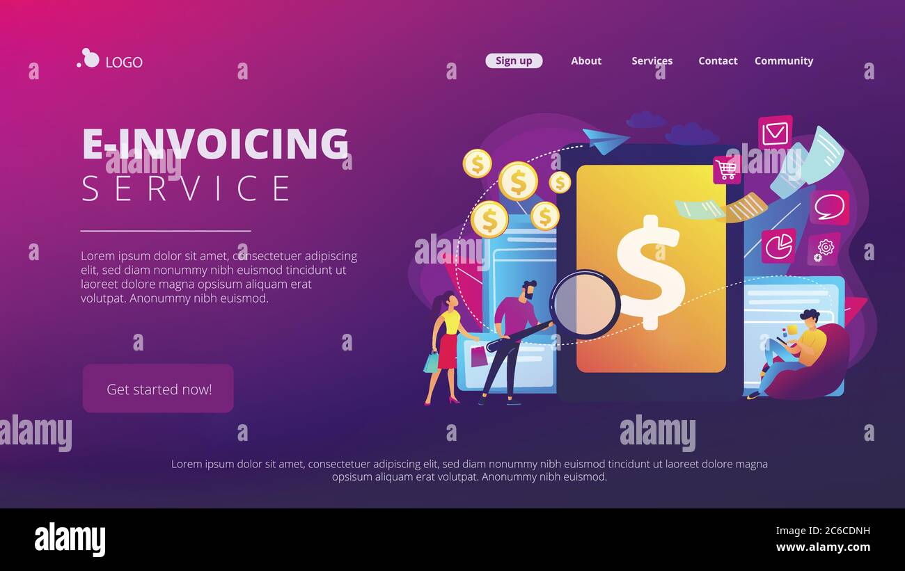 E invoicing hi-res stock photography and images - Alamy