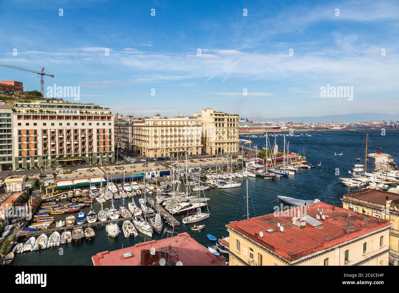 Naples in a summer day in Italy Stock Photo - Alamy