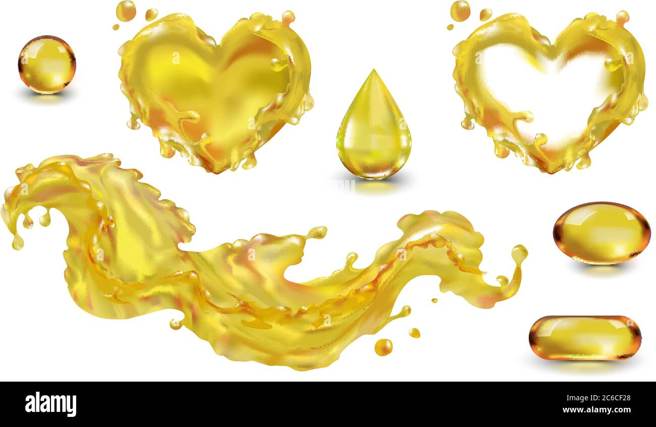 Oil Drop Splash