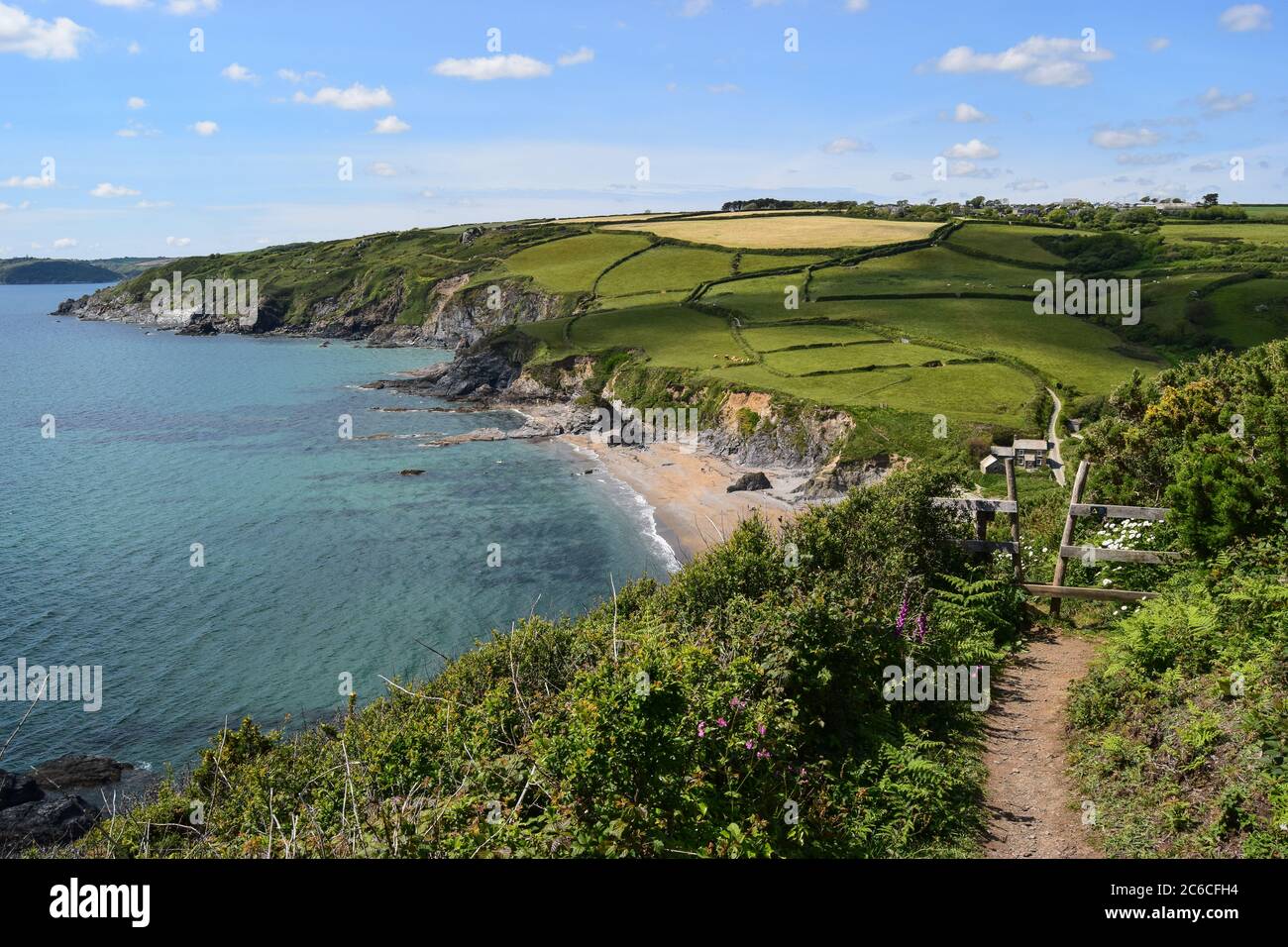 Hemmick Beach/Dodman 160520 Stock Photo - Alamy