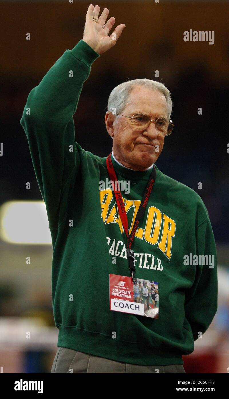 New York, United States. 04th Feb, 2006. Baylor coach Clyde Hart, the ...