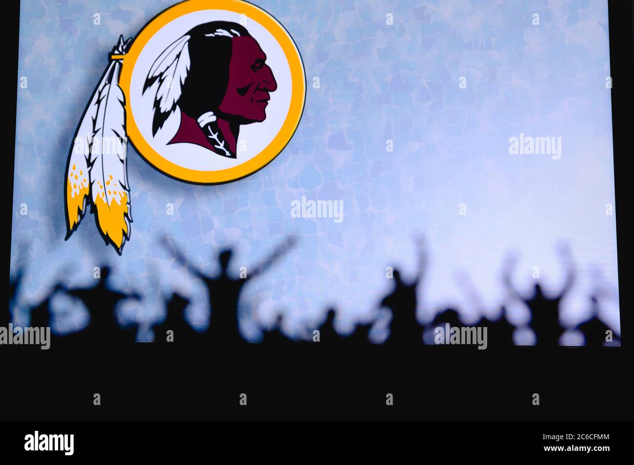 Washington Redskins. Fans support professional team of American ...