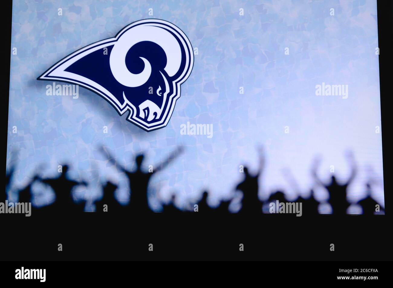 Sofi stadium screen hi-res stock photography and images - Alamy