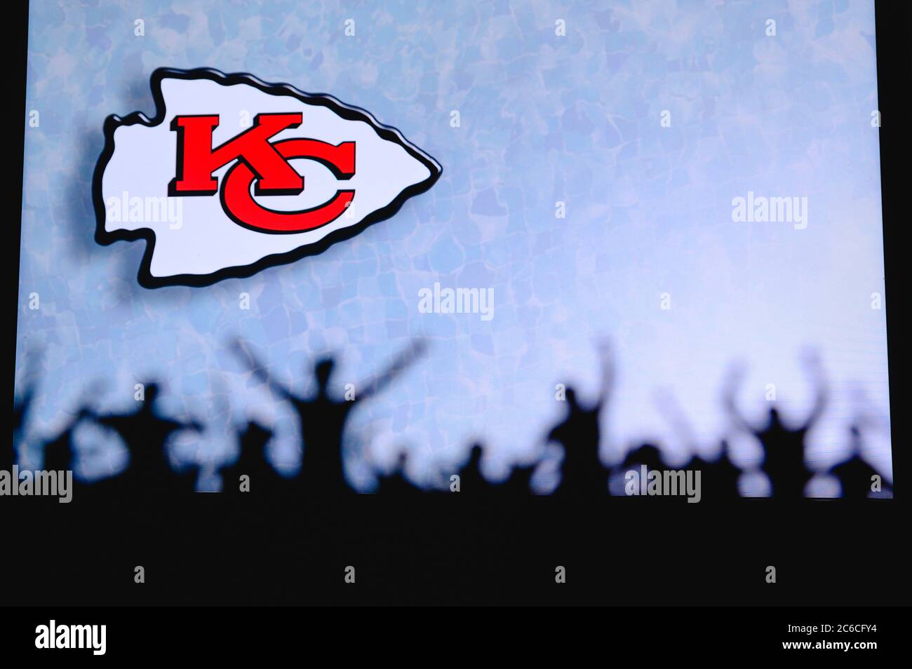 Kansas city chiefs fans hi-res stock photography and images - Alamy