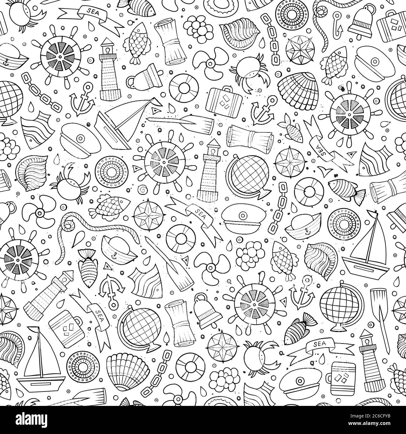 Nautical anchor ship helm Black and White Stock Photos & Images - Alamy