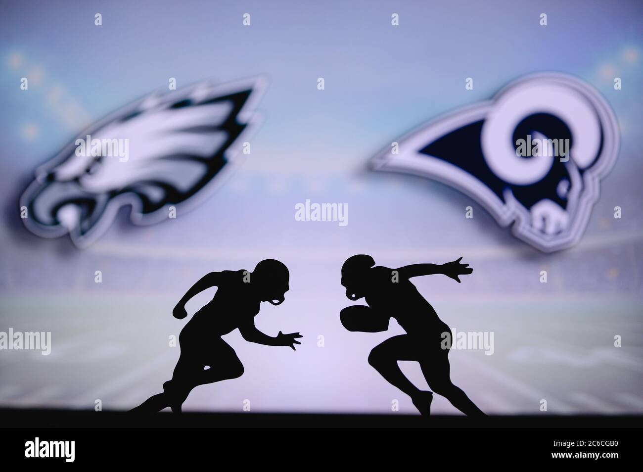 Philadelphia eagles logo hi-res stock photography and images - Alamy