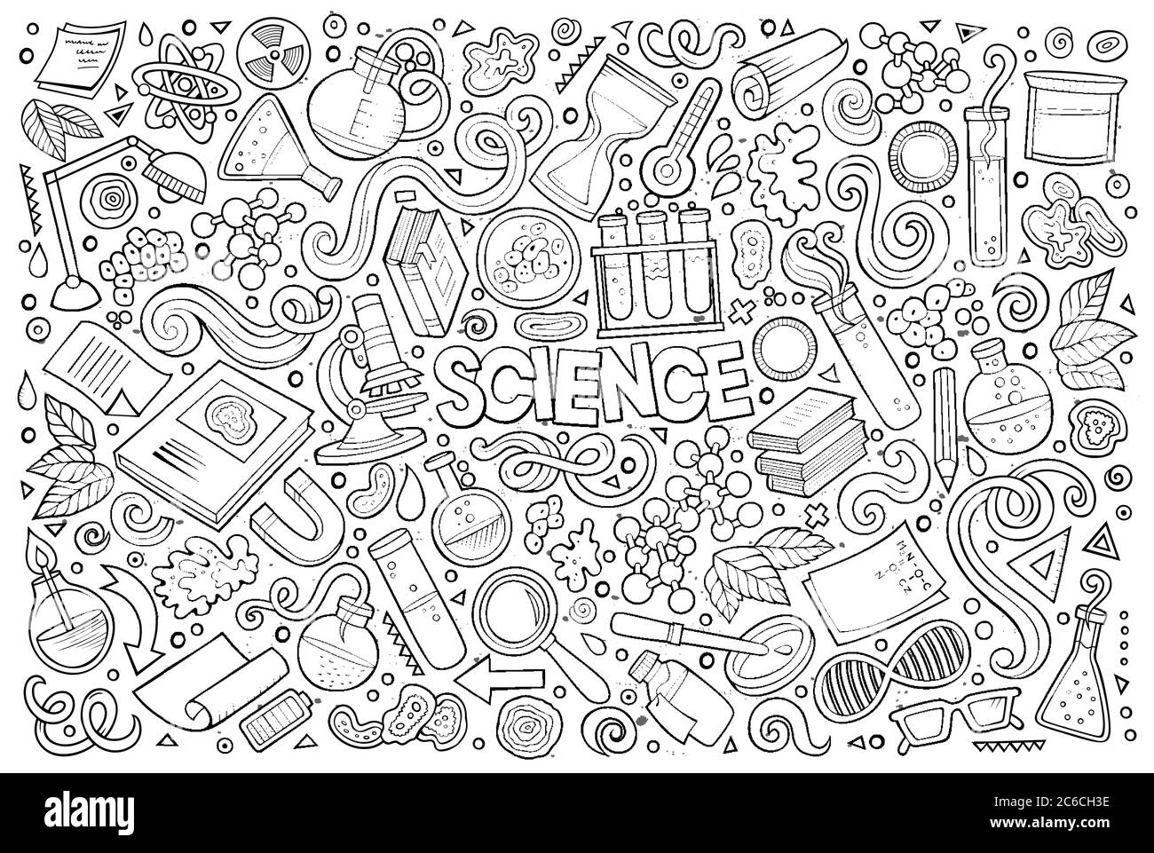 Cartoon set medicine theme Cut Out Stock Images & Pictures - Alamy