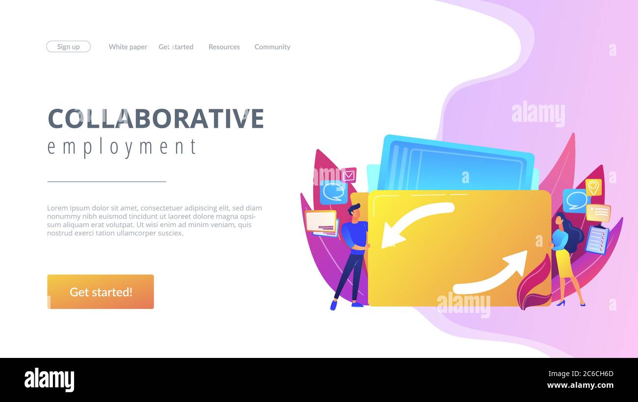 Schedule sharing Stock Vector Images - Alamy