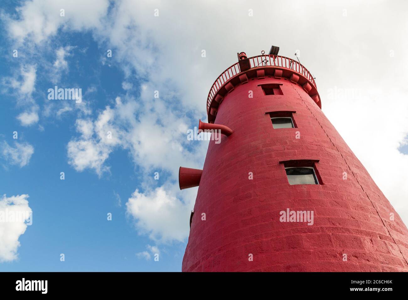 Poolberg lighthouse in Ireland, Dublin bay, Dublin, Ireland Stock Photo ...