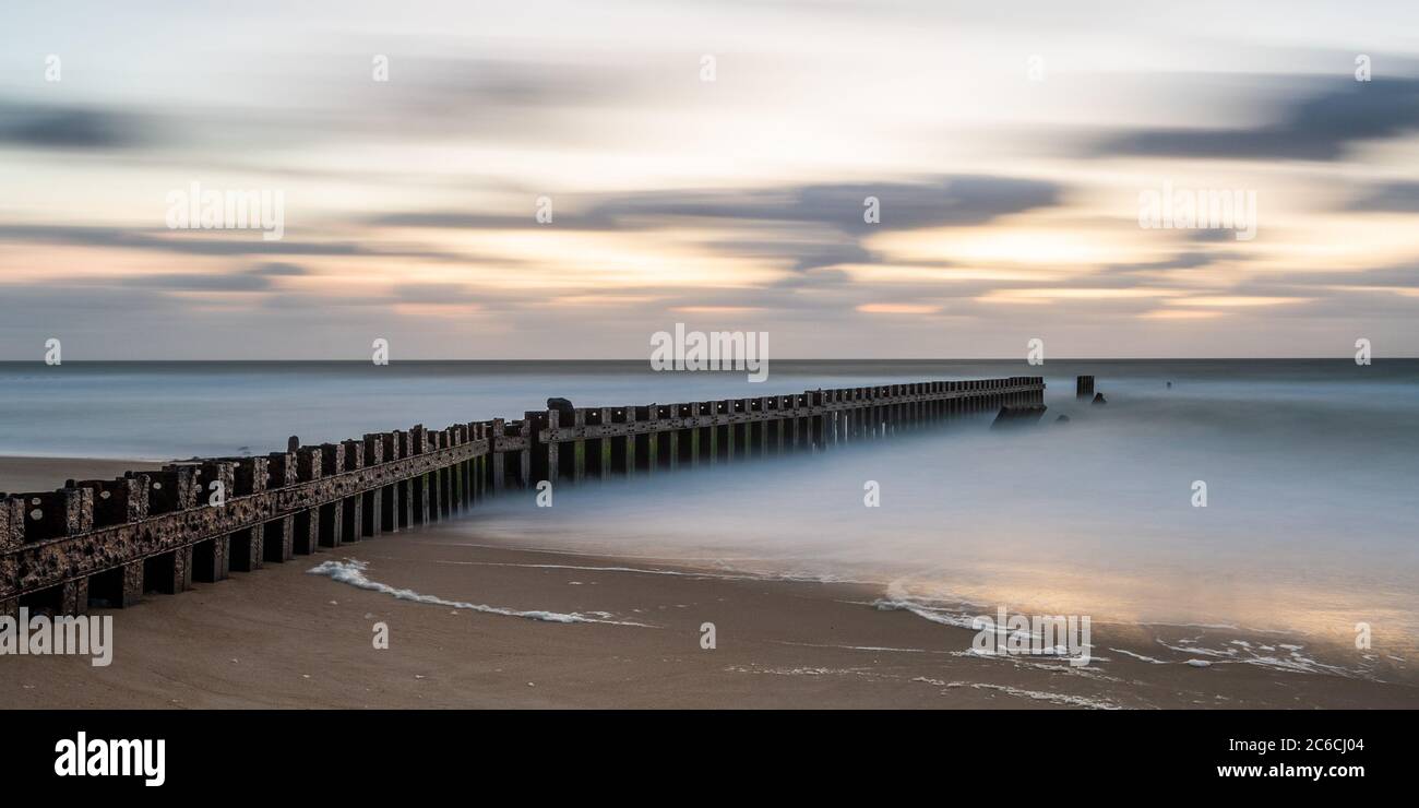 The Buxton Jetty of the Cape Hatteras National Seashore, Buxton, North ...