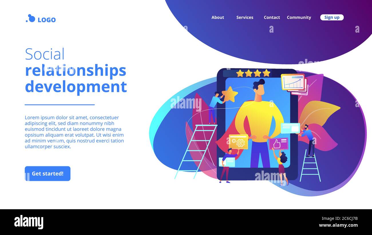 Self impression Stock Vector Images - Alamy